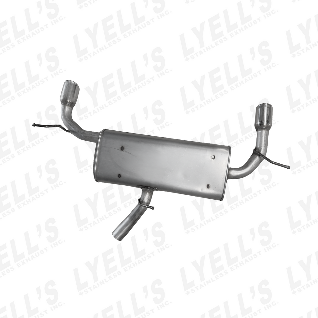 2011 - 2014 Ford Edge Muffler Assembly W/ Tips 409 Stainless