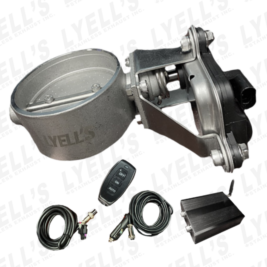 2½'' Electronic Exhaust Cut Out Valve Kit - Remote Control