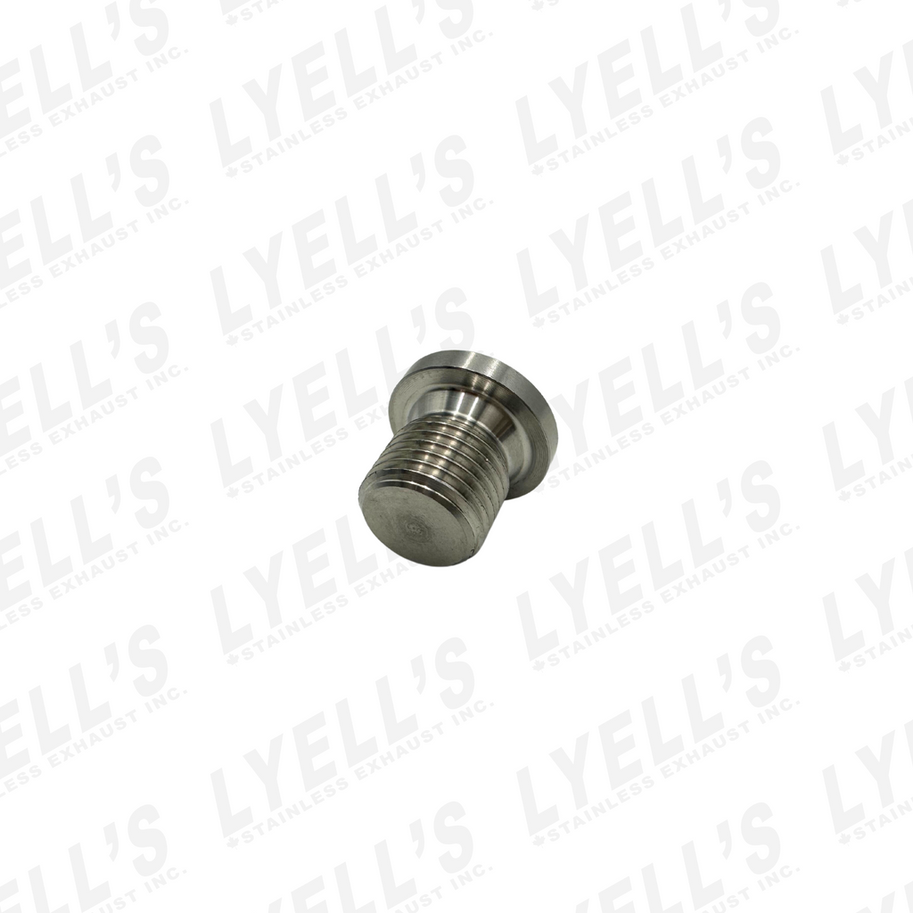 12MM x 1.5 O2 Sensor Plug T-304 Stainless Steel