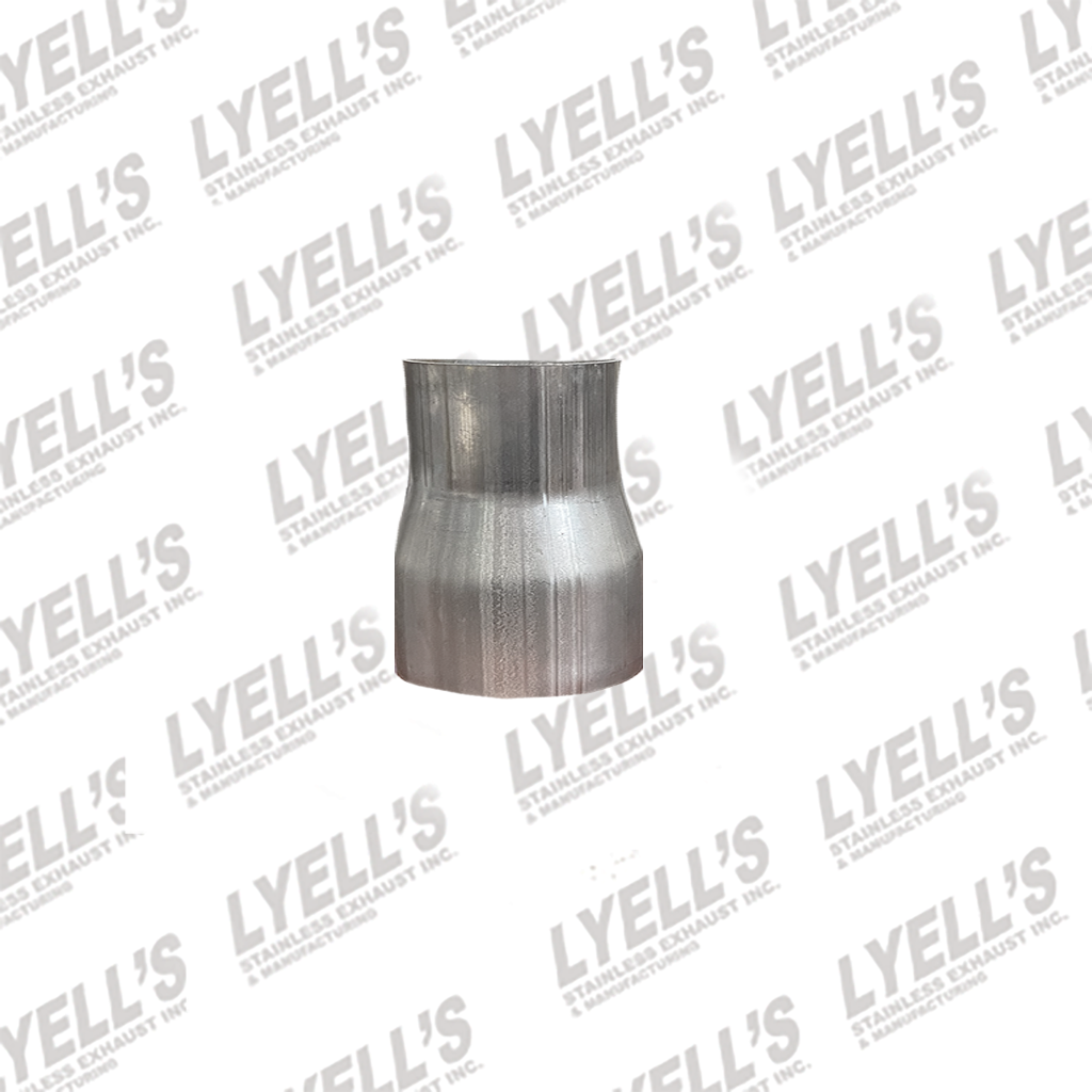 3'' - 3 1/2'' x 4'' Long T304 SS Reducer OD-OD