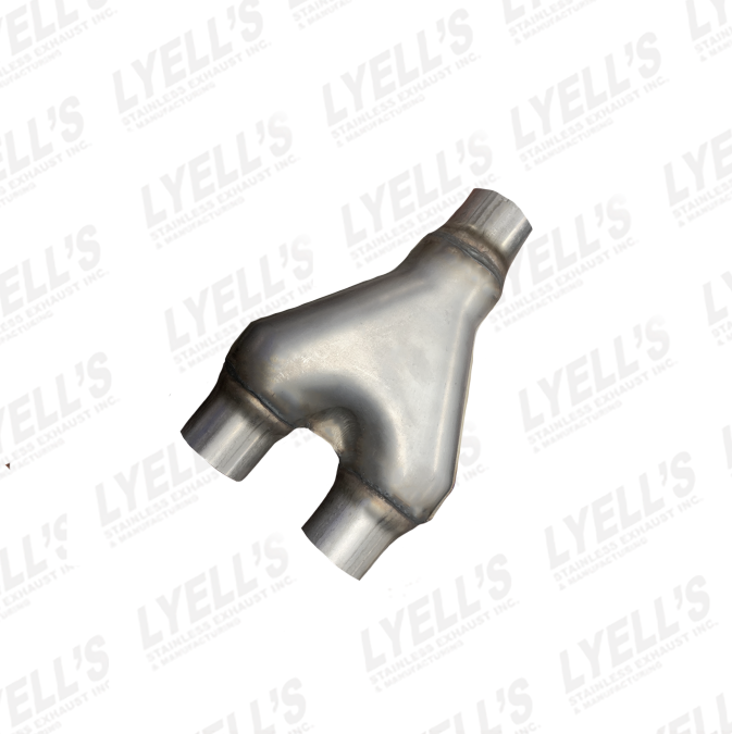 2" - 2" Dual Y Pipe 409 Stainless