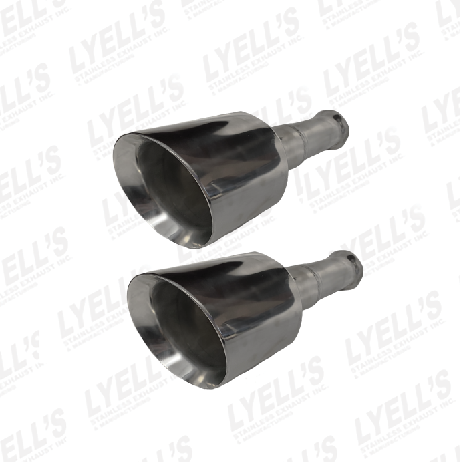 2009-2021 CLASSIC RAM 1500 T304 5'' Polished Stainless Exhaust Tips